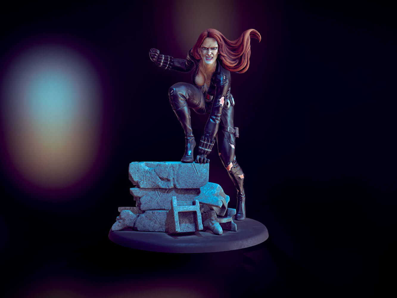Black Widow (Black Widow) - 3D Print Model by 3DPrintingDesigner