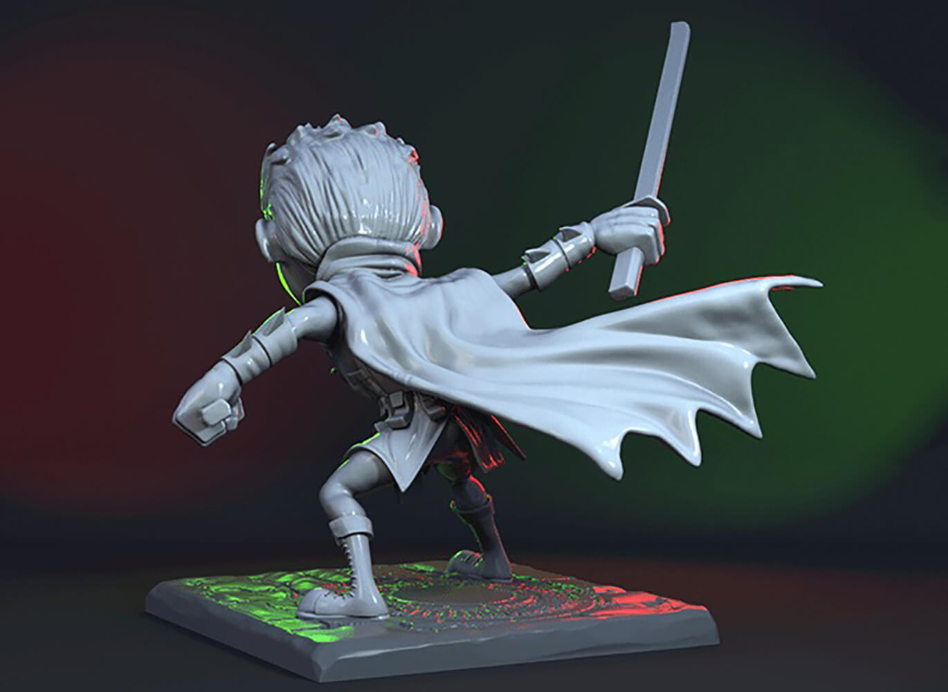 Chibi Robin (Chibi Robin) - 3D Model by 3DPrintingDesigner