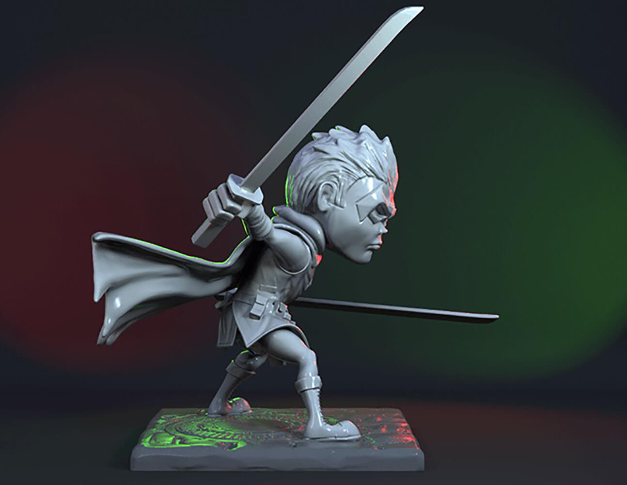 Chibi Robin (Chibi Robin) - 3D Model by 3DPrintingDesigner