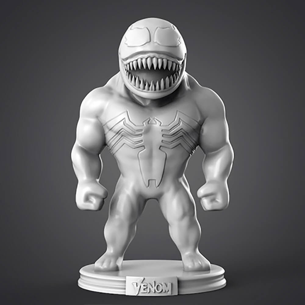Chibi Venom (Chibi Venom) - 3D Print Model by 3DPrintingDesigner