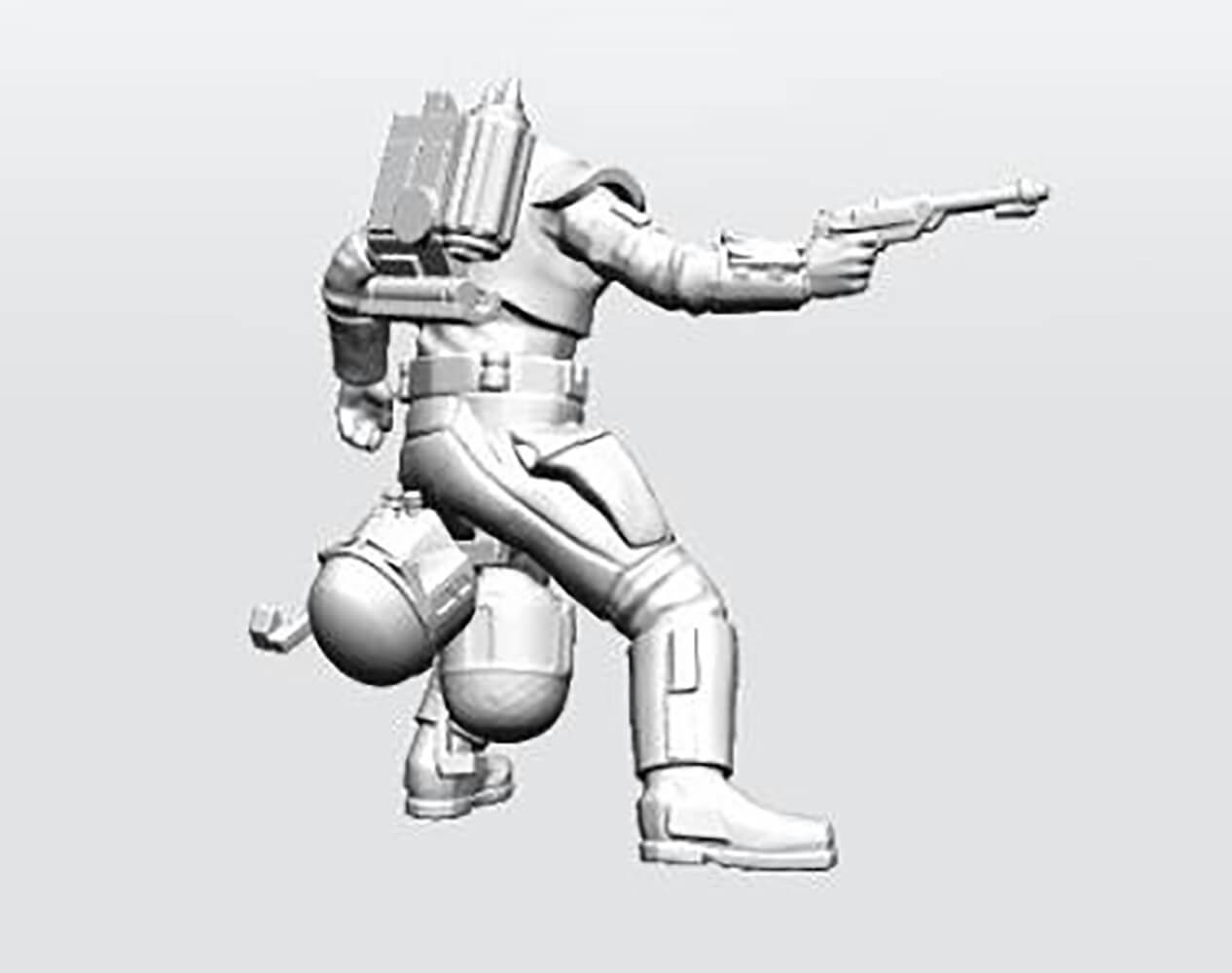 Conceptual Hunter - 3D Model by 3DPrintingDesigner