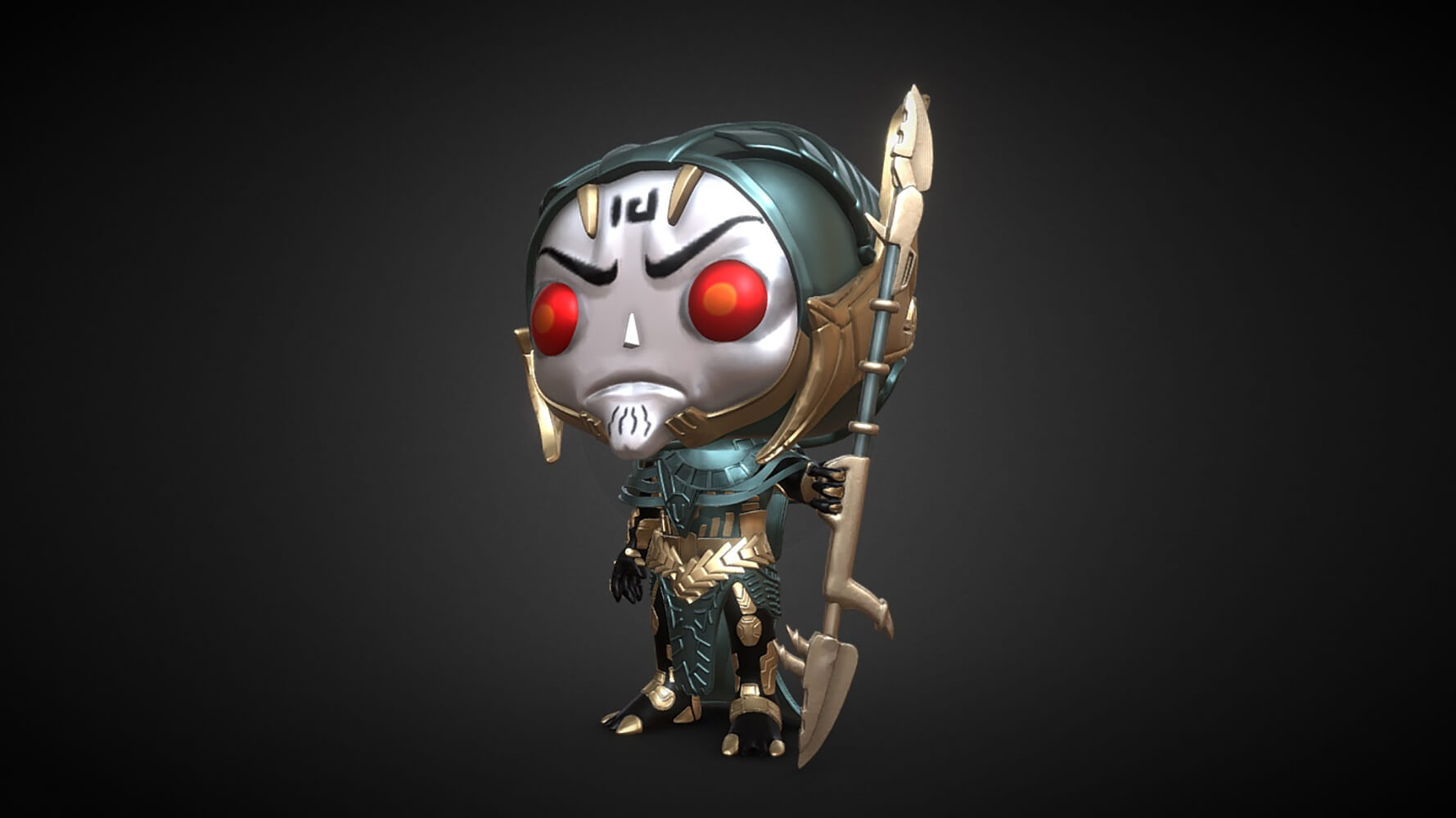 Corvus Glaive Funko - 3D Model by 3DPrintingDesigner