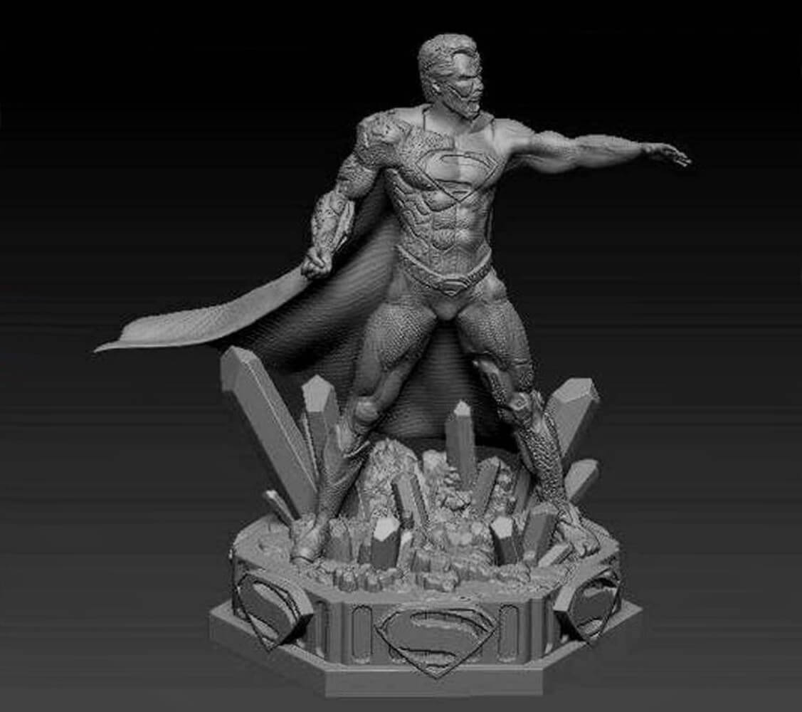 Cyborg Superman - 3D Print Model by 3DPrintingDesigner
