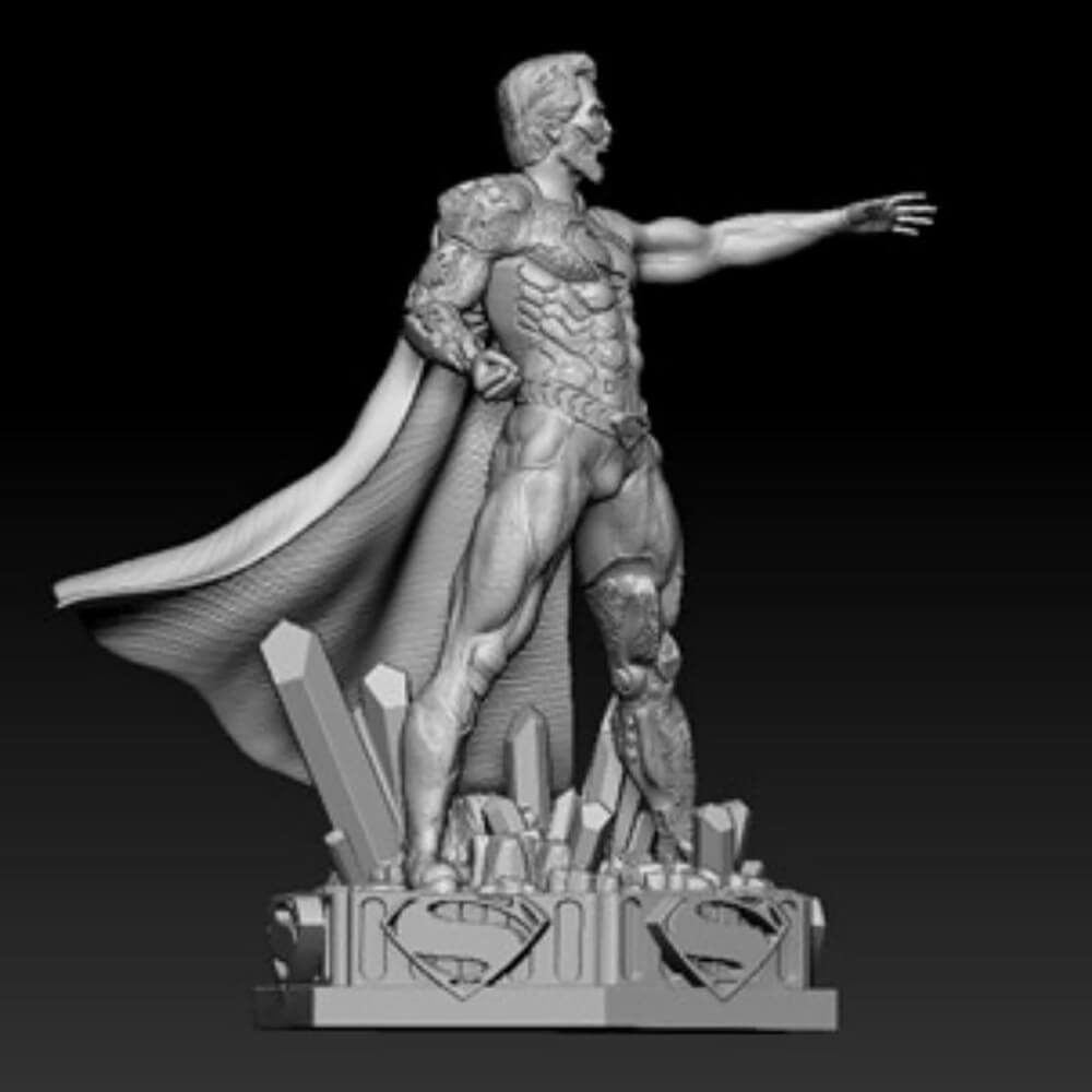 Cyborg Superman - 3D Print Model by 3DPrintingDesigner