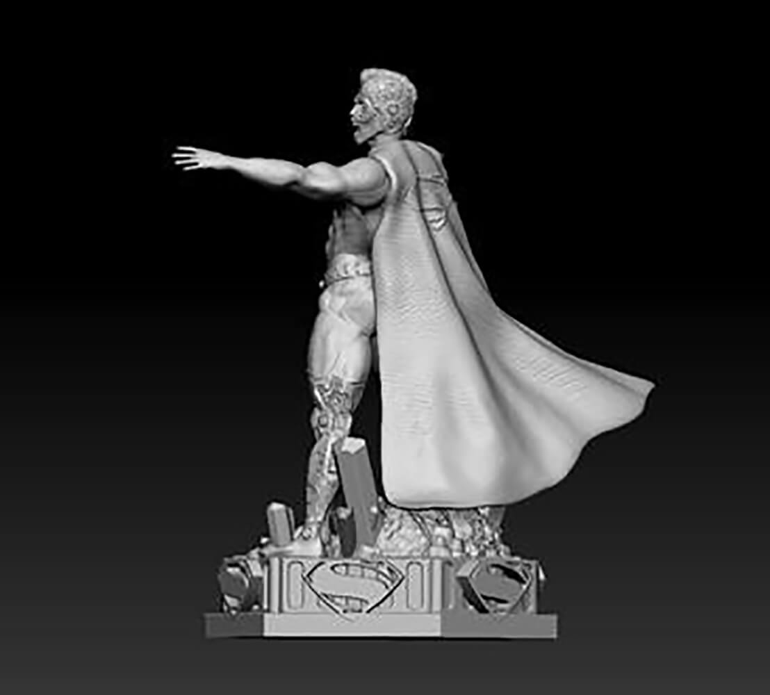 Cyborg Superman - 3D Print Model by 3DPrintingDesigner