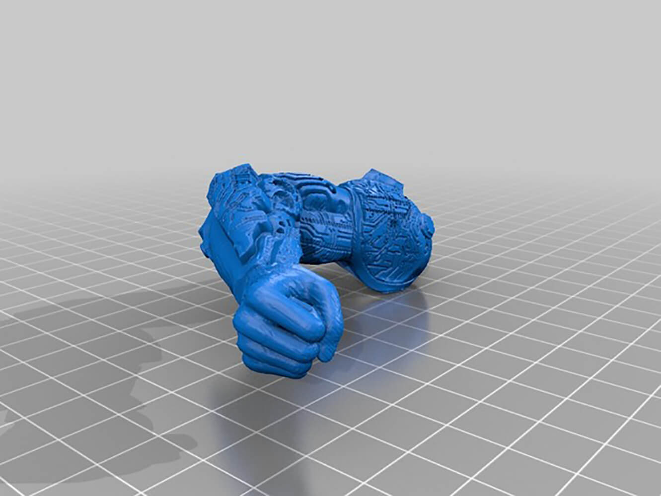 Cyborg Superman - 3D Print Model by 3DPrintingDesigner