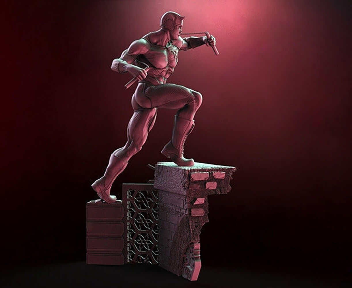 Daredevil (Daredevil) - 3D Model by 3DPrintingDesigner