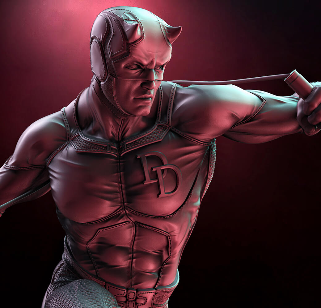 Daredevil (Daredevil) - 3D Model by 3DPrintingDesigner