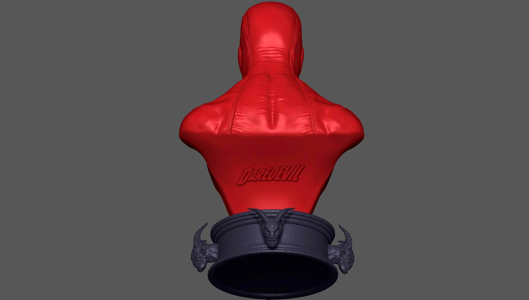 Daredevil Bust - 3D Model by 3DPrintingDesigner