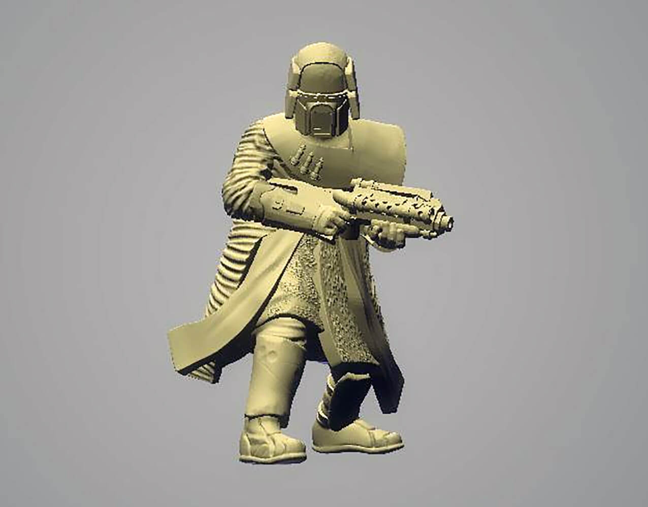 Dark Warrior Blaster - 3D Print Model by 3DPrintingDesigner