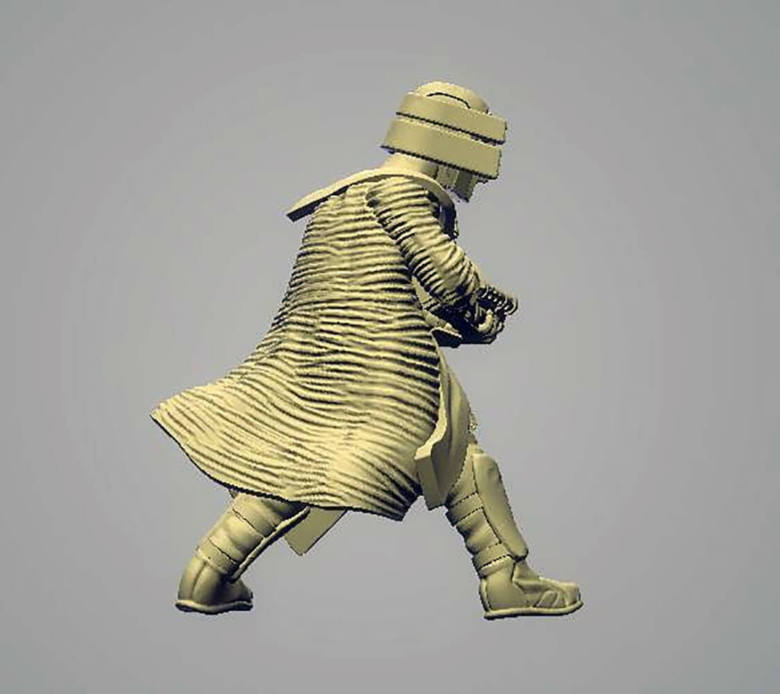 Dark Warrior Blaster - 3D Print Model by 3DPrintingDesigner