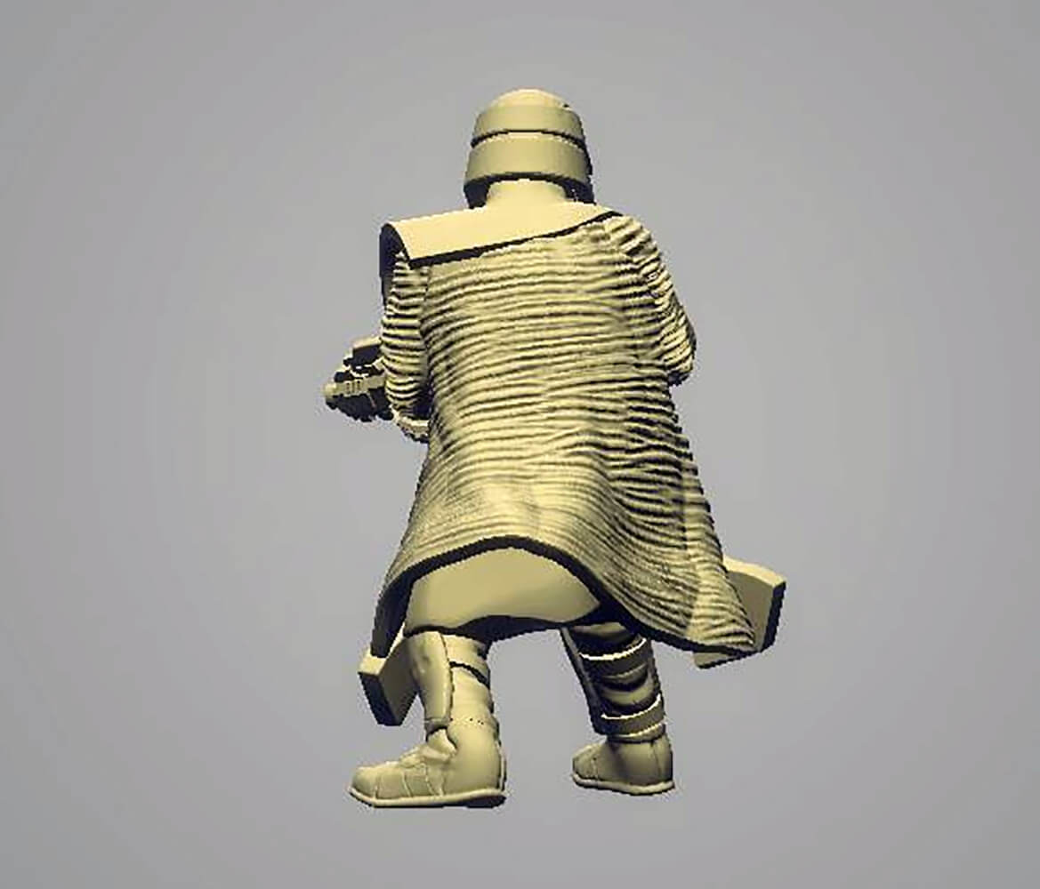 Dark Warrior Blaster - 3D Print Model by 3DPrintingDesigner