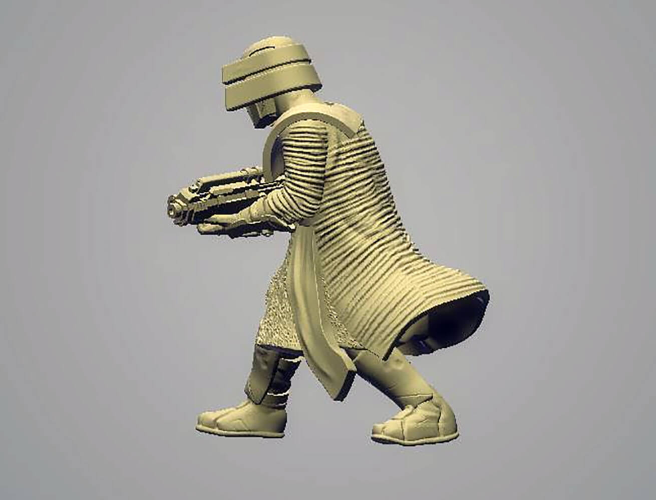 Dark Warrior Blaster - 3D Print Model by 3DPrintingDesigner