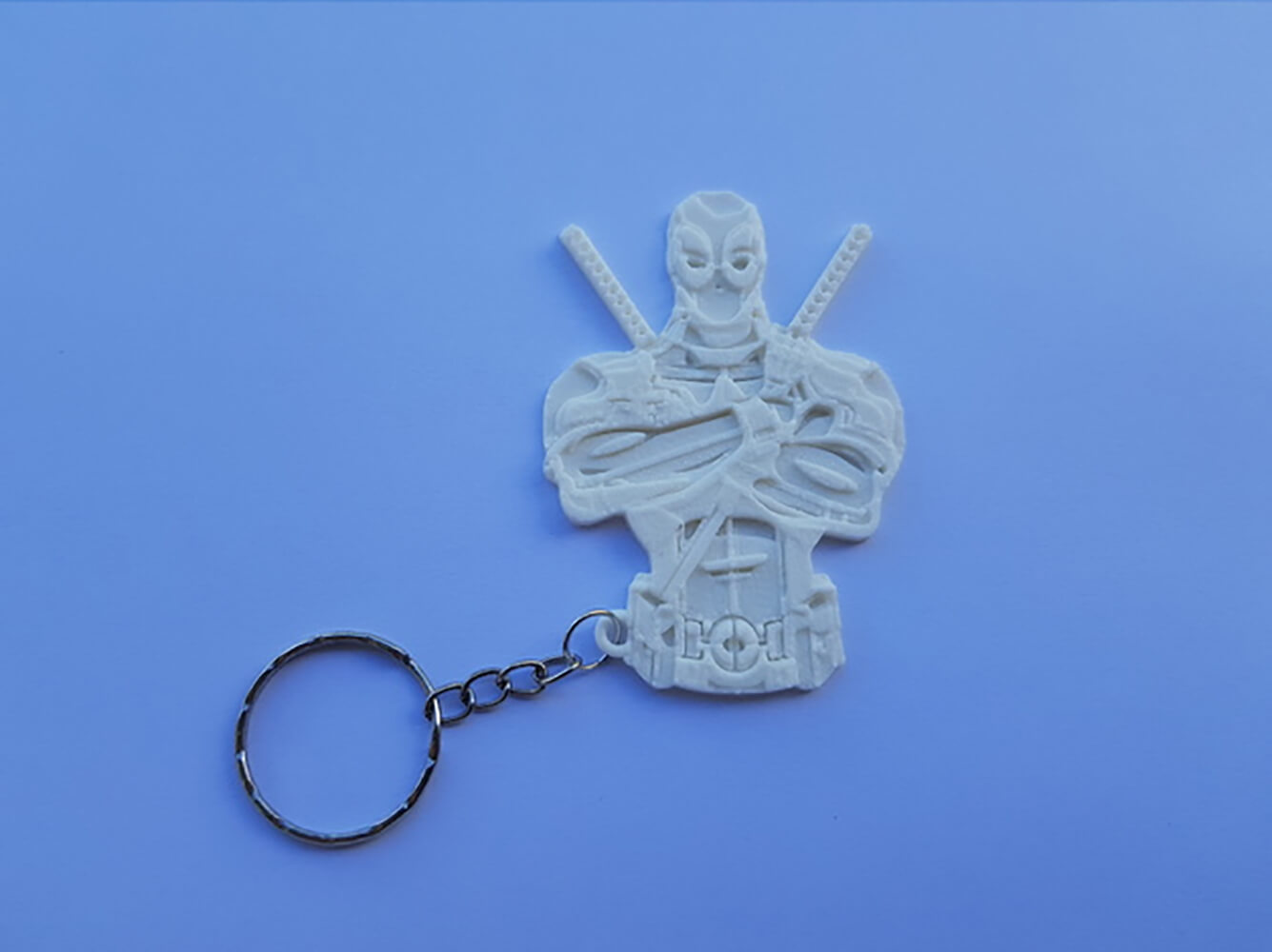 Deadpool Keychain - 3D Print Model by 3DPrintingDesigner