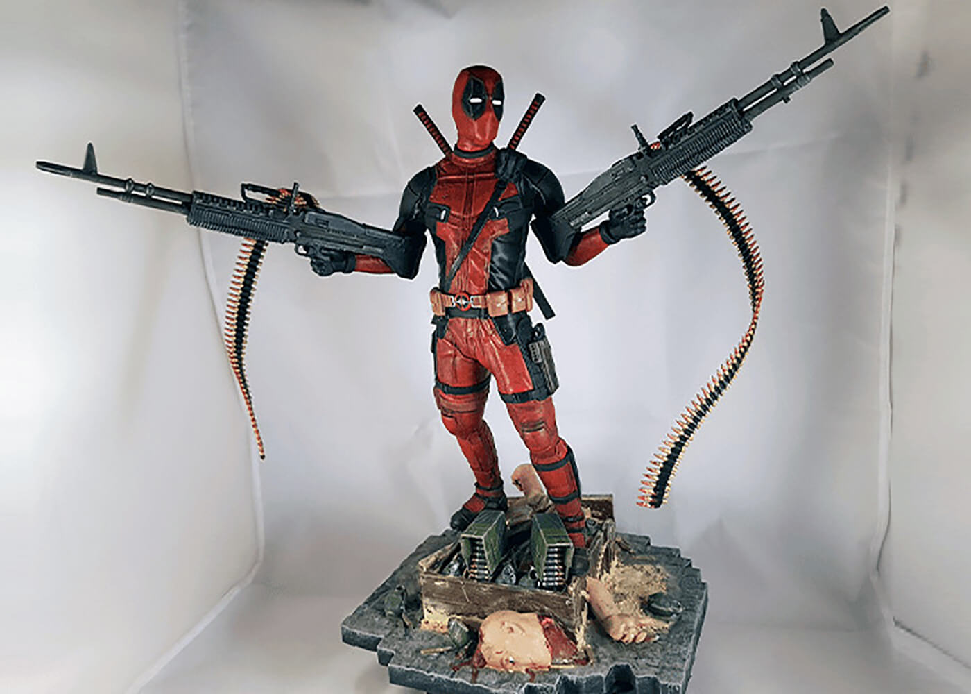 Deadpool Statue - 3D Model by 3DPrintingDesigner