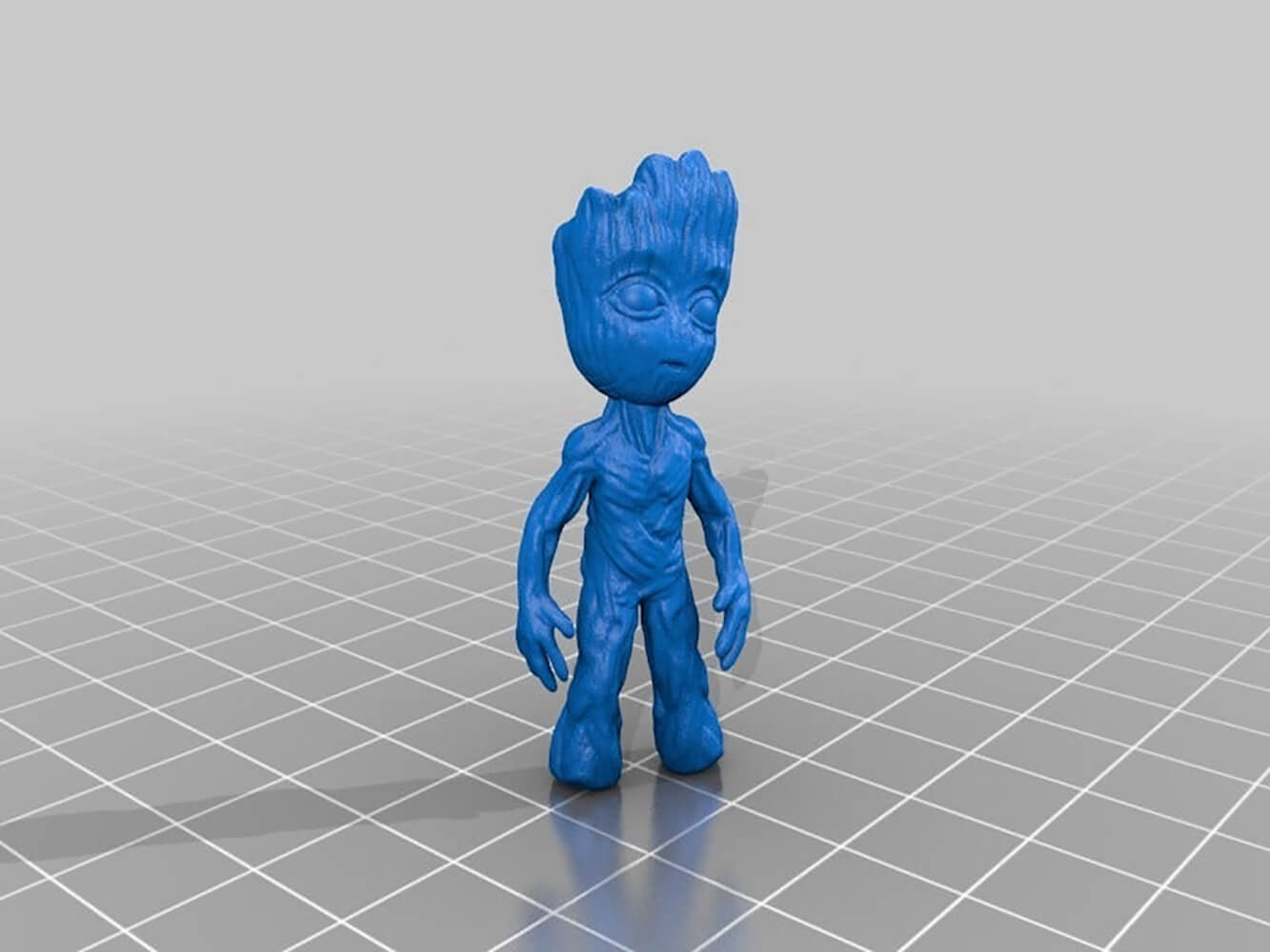 Deadpool Vs Groot - 3D Model by 3DPrintingDesigner