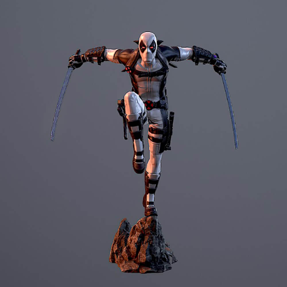 Deadpool X-Force 3D Model by 3DPrintingDesigner