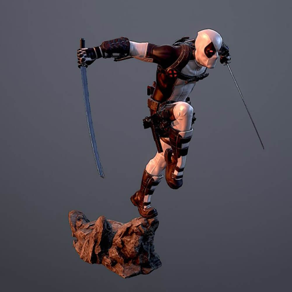 Deadpool X-Force 3D Model by 3DPrintingDesigner