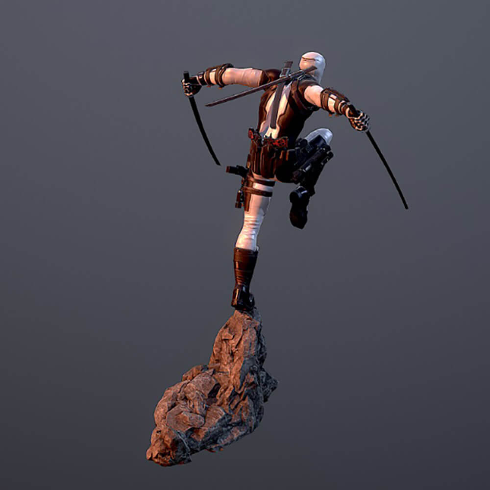 Deadpool X-Force 3D Model by 3DPrintingDesigner