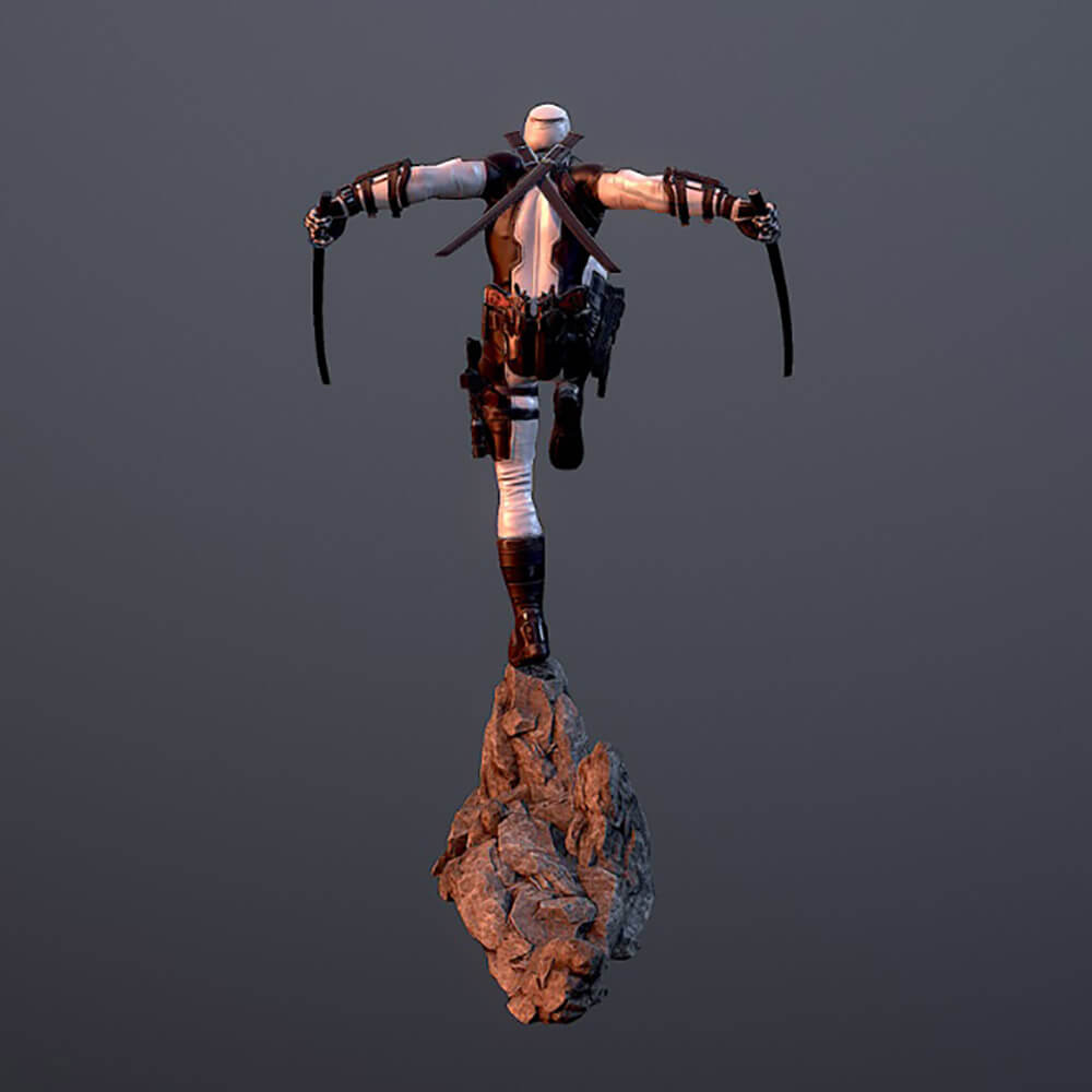 Deadpool X-Force 3D Model by 3DPrintingDesigner