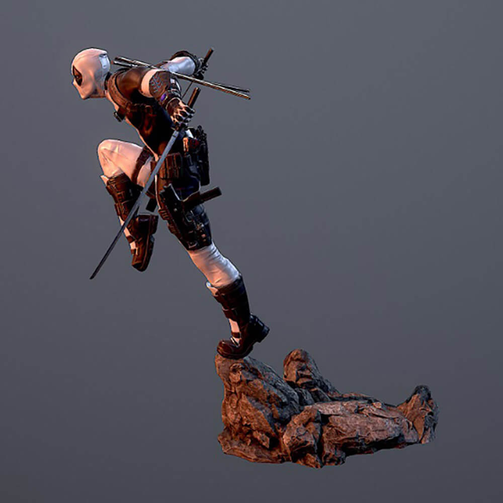 Deadpool X-Force 3D Model by 3DPrintingDesigner