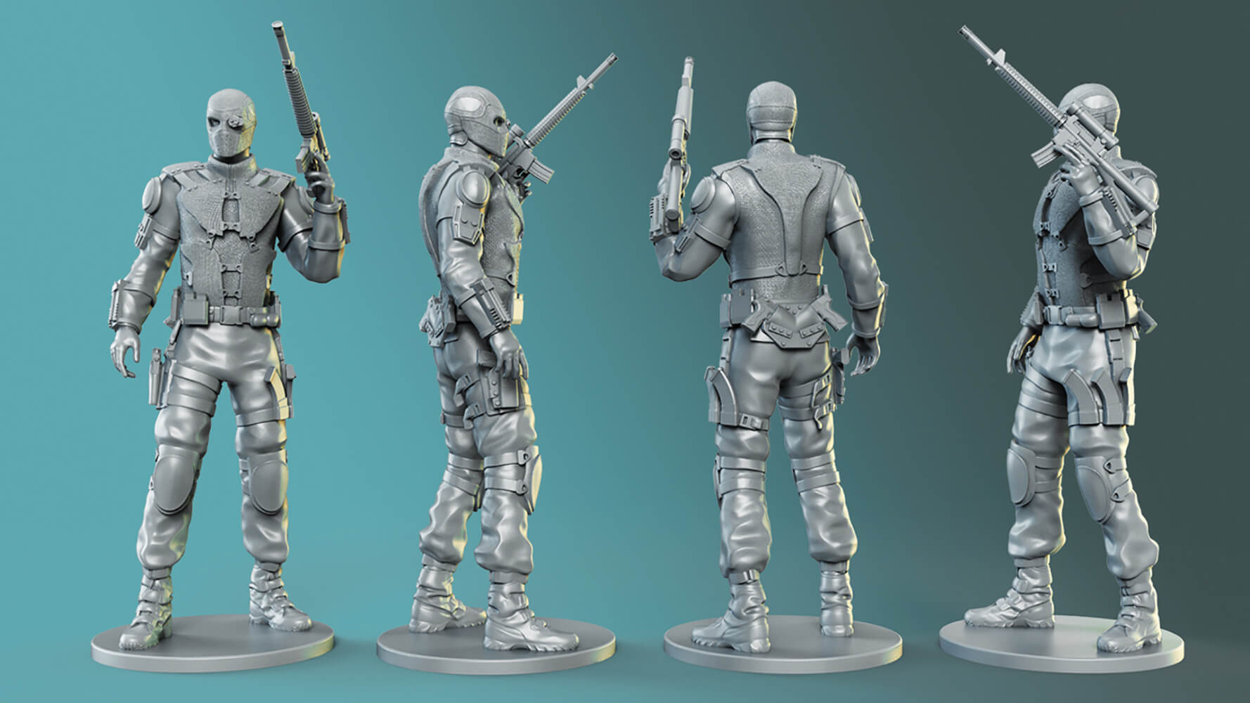 Deadshot (Deadshot) - 3D Model by 3DPrintingDesigner