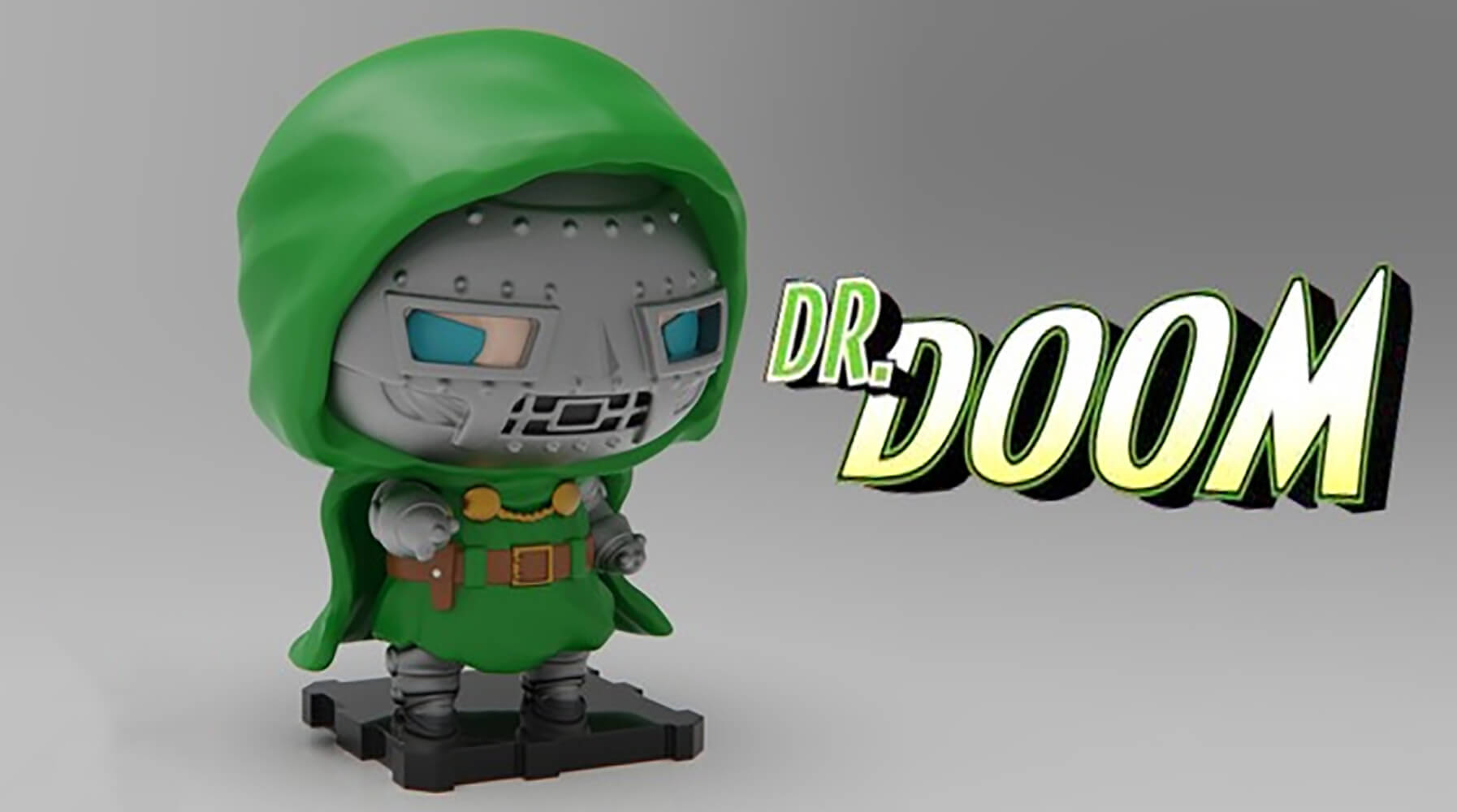 Doctor Doom Funko - 3D Model by 3DPrintingDesigner