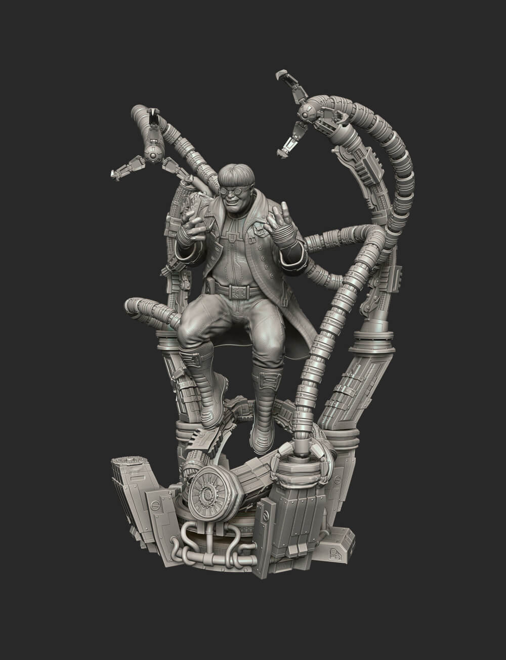 Doctor Octopus - 3D Print Model by 3DPrintingDesigner