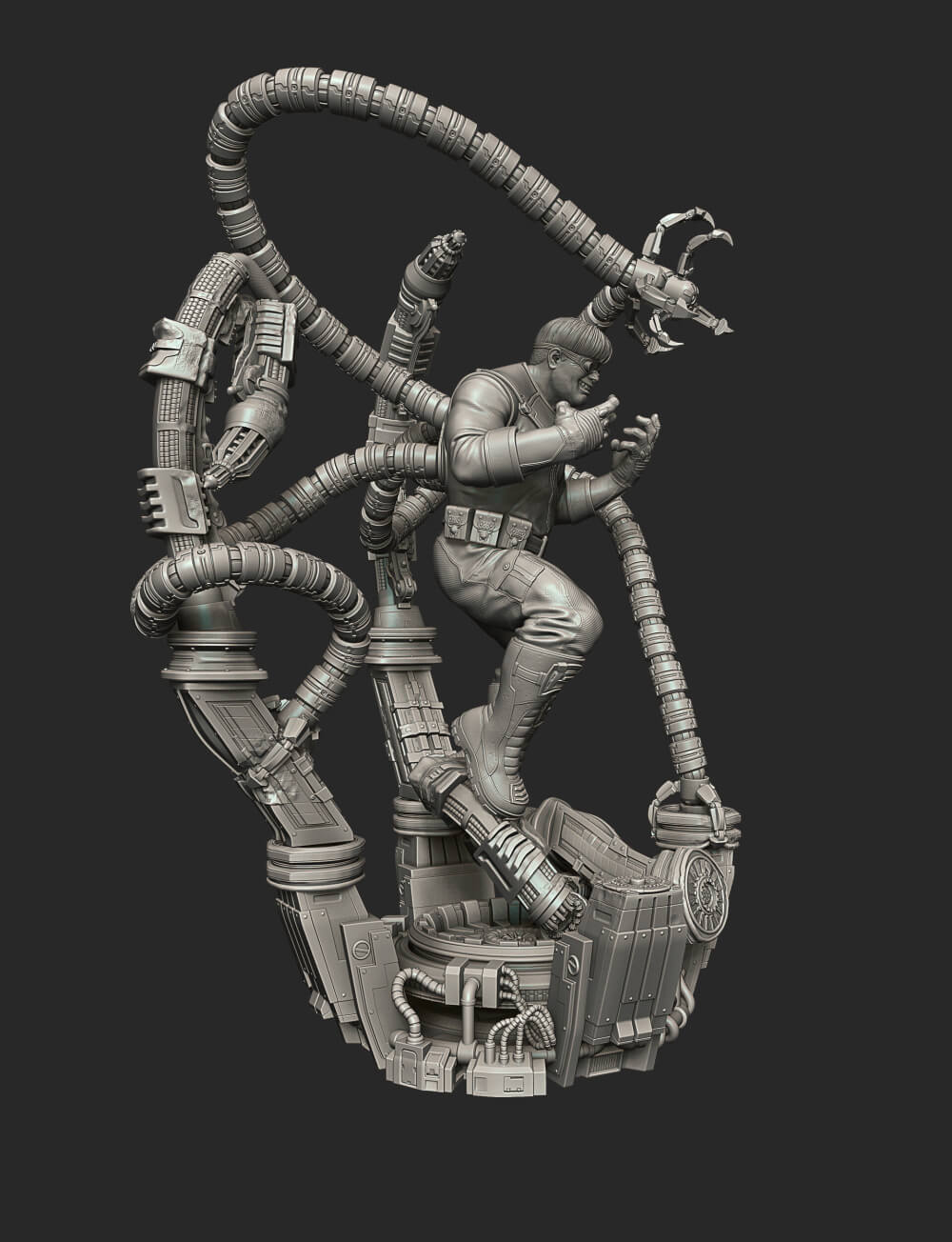 Doctor Octopus - 3D Print Model by 3DPrintingDesigner