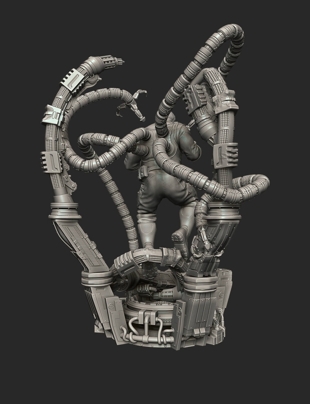 Doctor Octopus - 3D Print Model by 3DPrintingDesigner