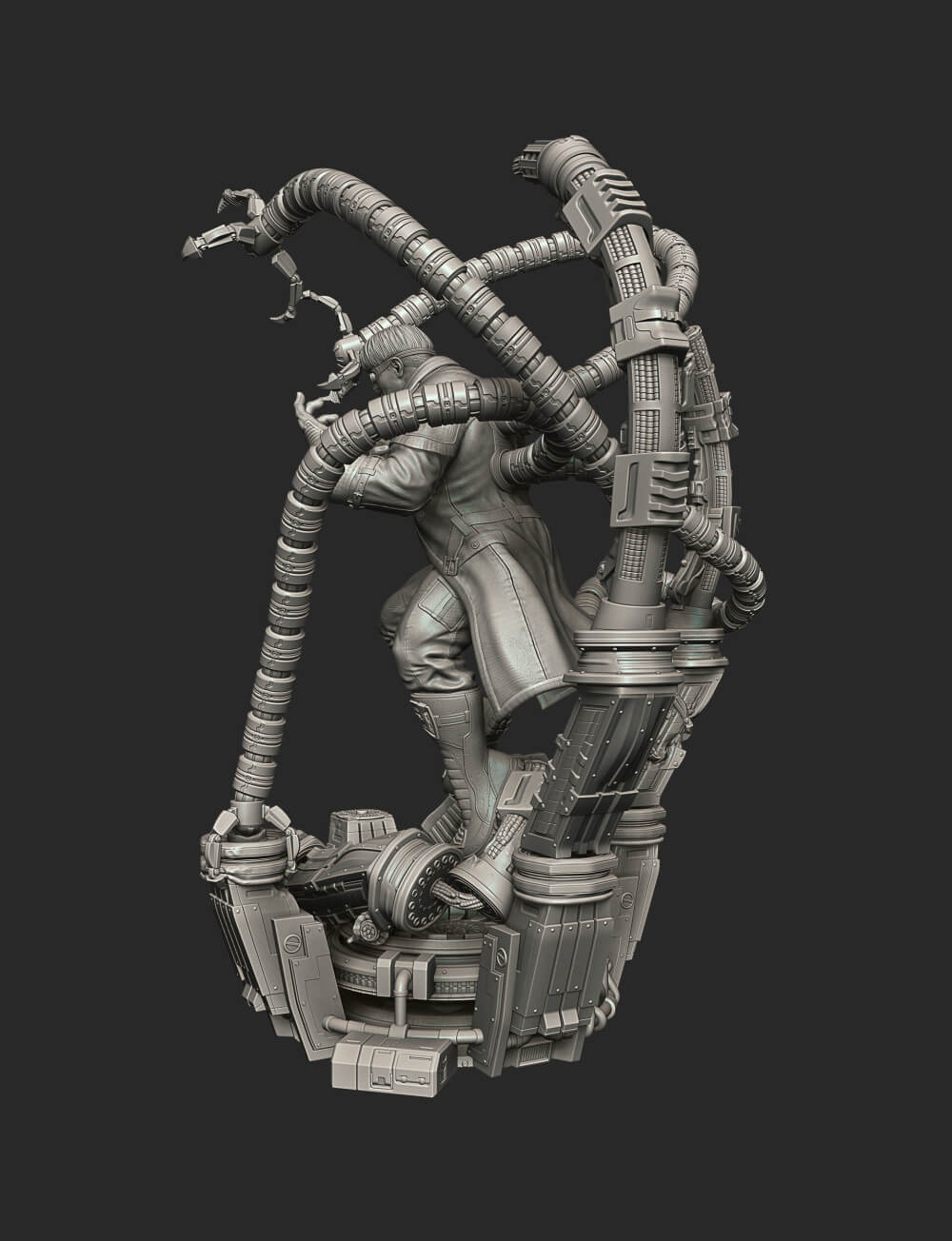 Doctor Octopus - 3D Print Model by 3DPrintingDesigner