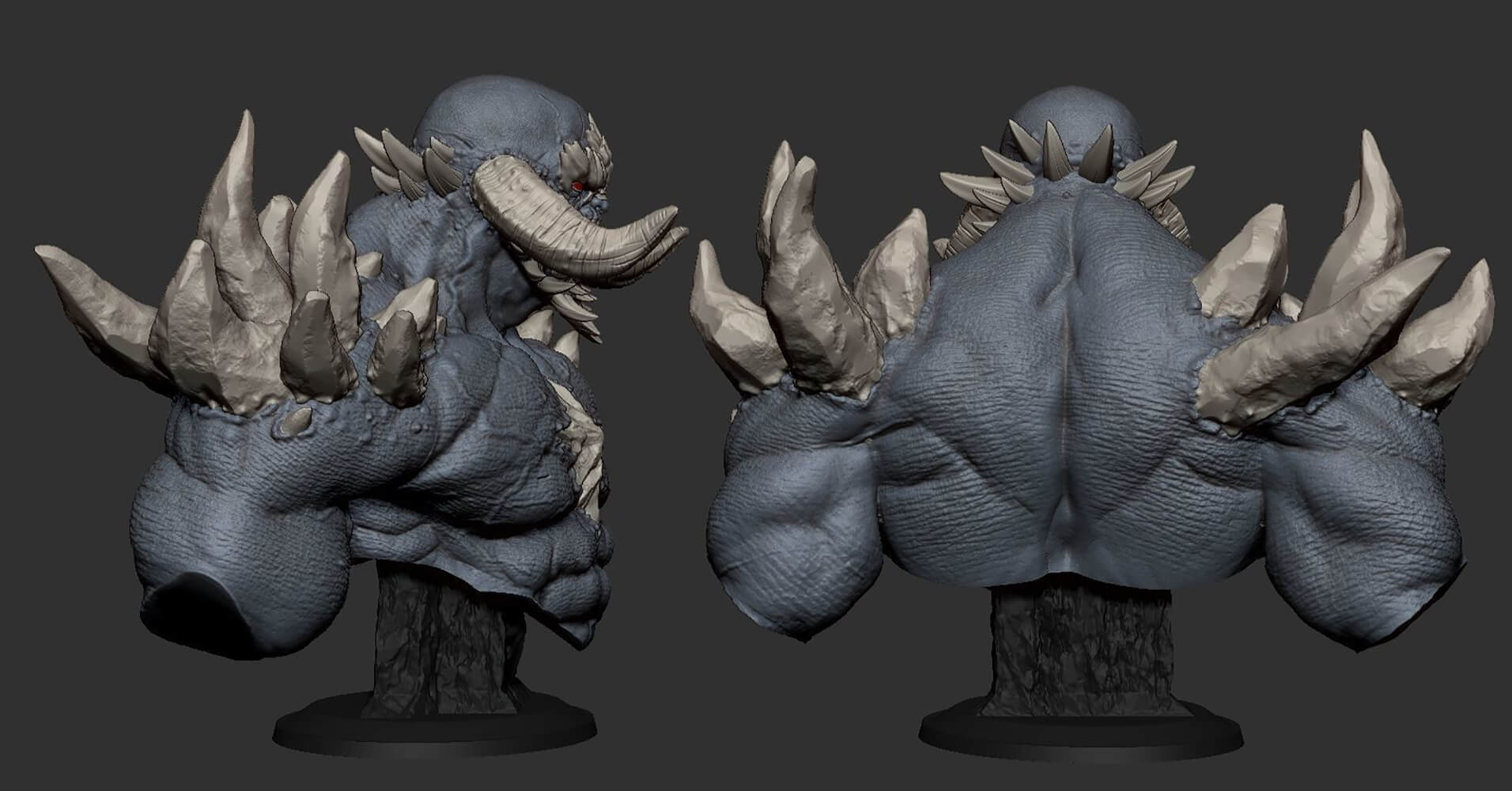 Doomsday Bust - 3D Print Model by 3DPrintingDesigner