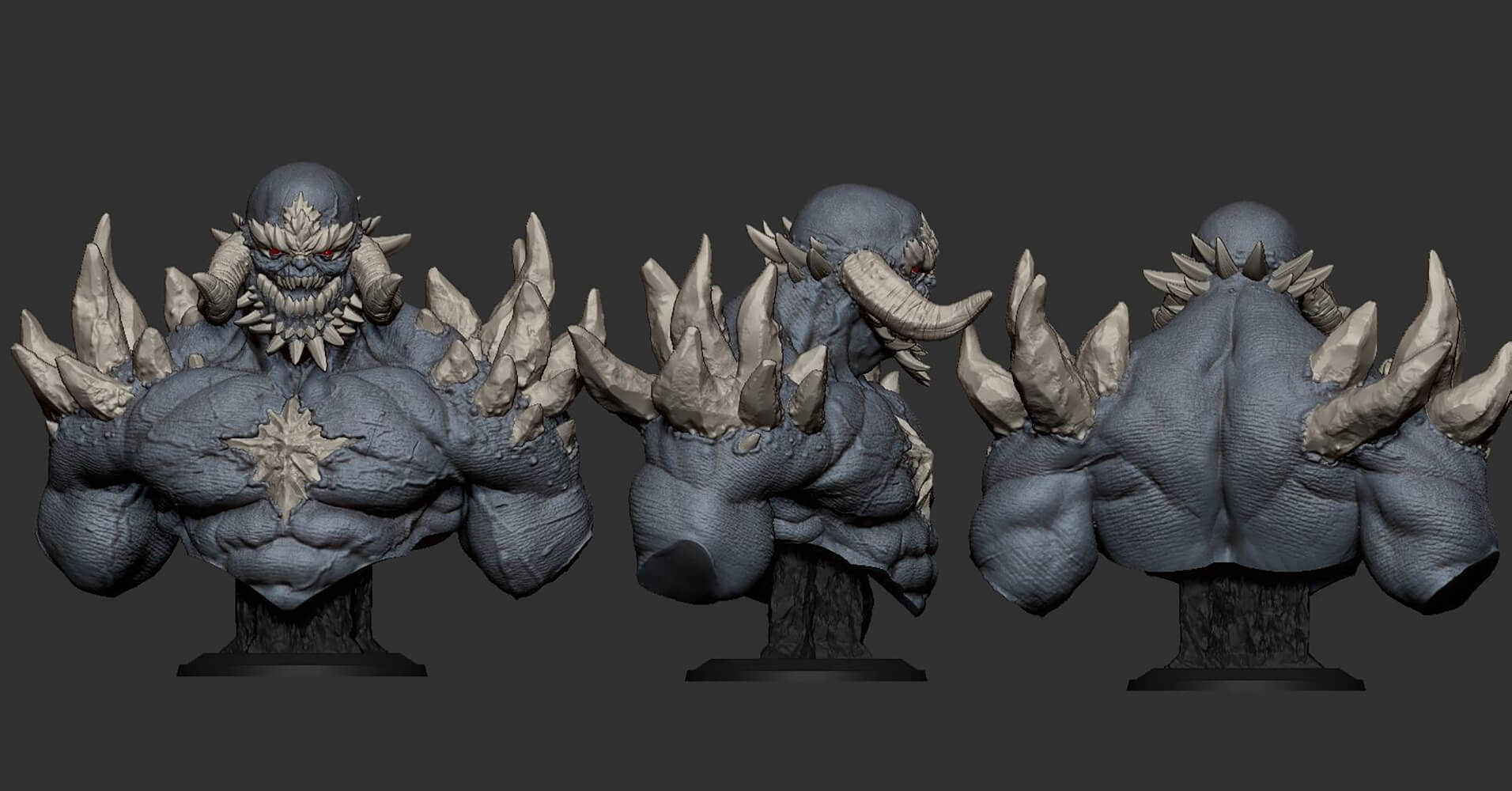 Doomsday Bust - 3D Print Model by 3DPrintingDesigner
