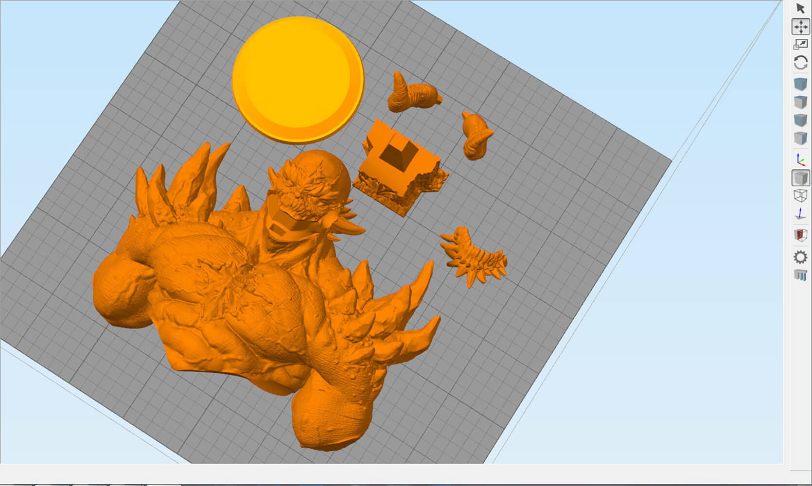 Doomsday Bust - 3D Print Model by 3DPrintingDesigner