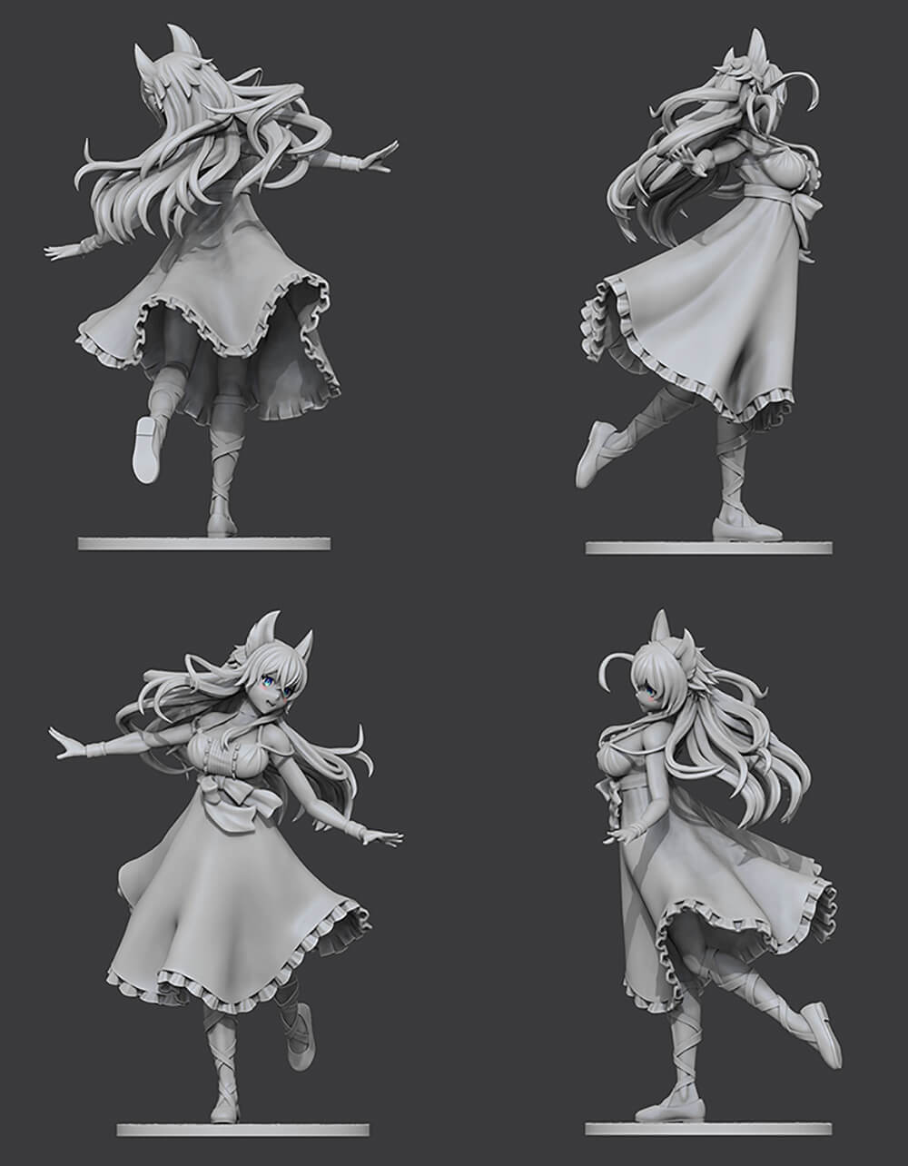 Fenrys - Chillin in Another World 3D Model by 3DPrintingDesigner