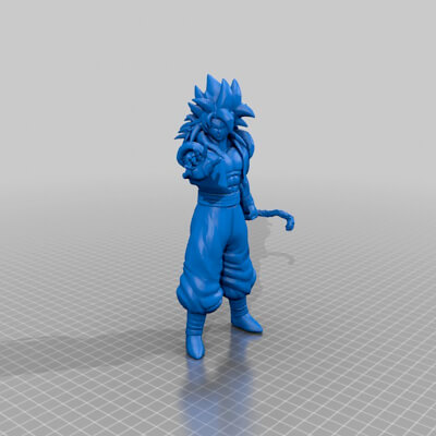 Gogeta Figure - 3D Model by 3DPrintingDesigner