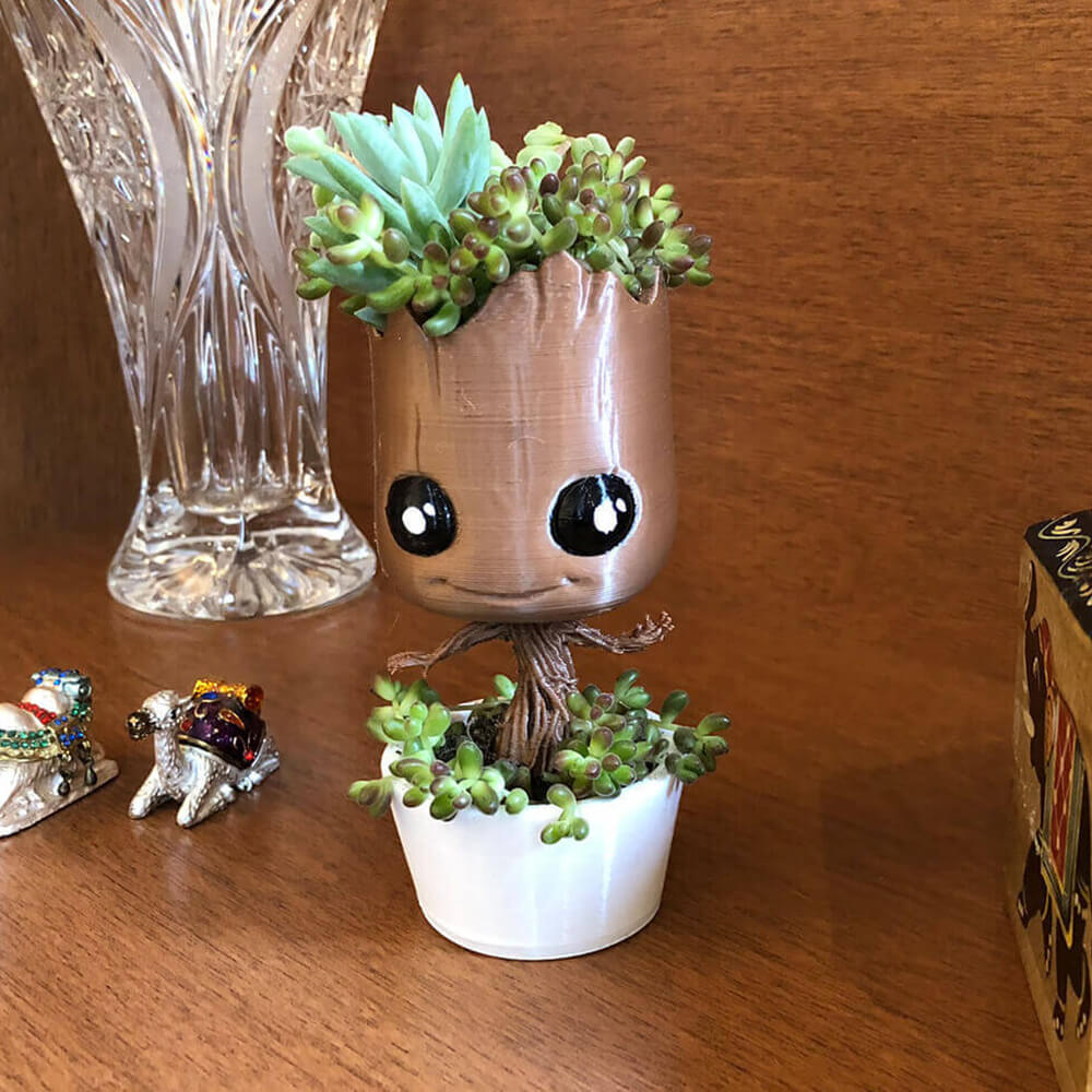 Groot Baby Cartoon Pot - 3D Model by 3DPrintingDesigner
