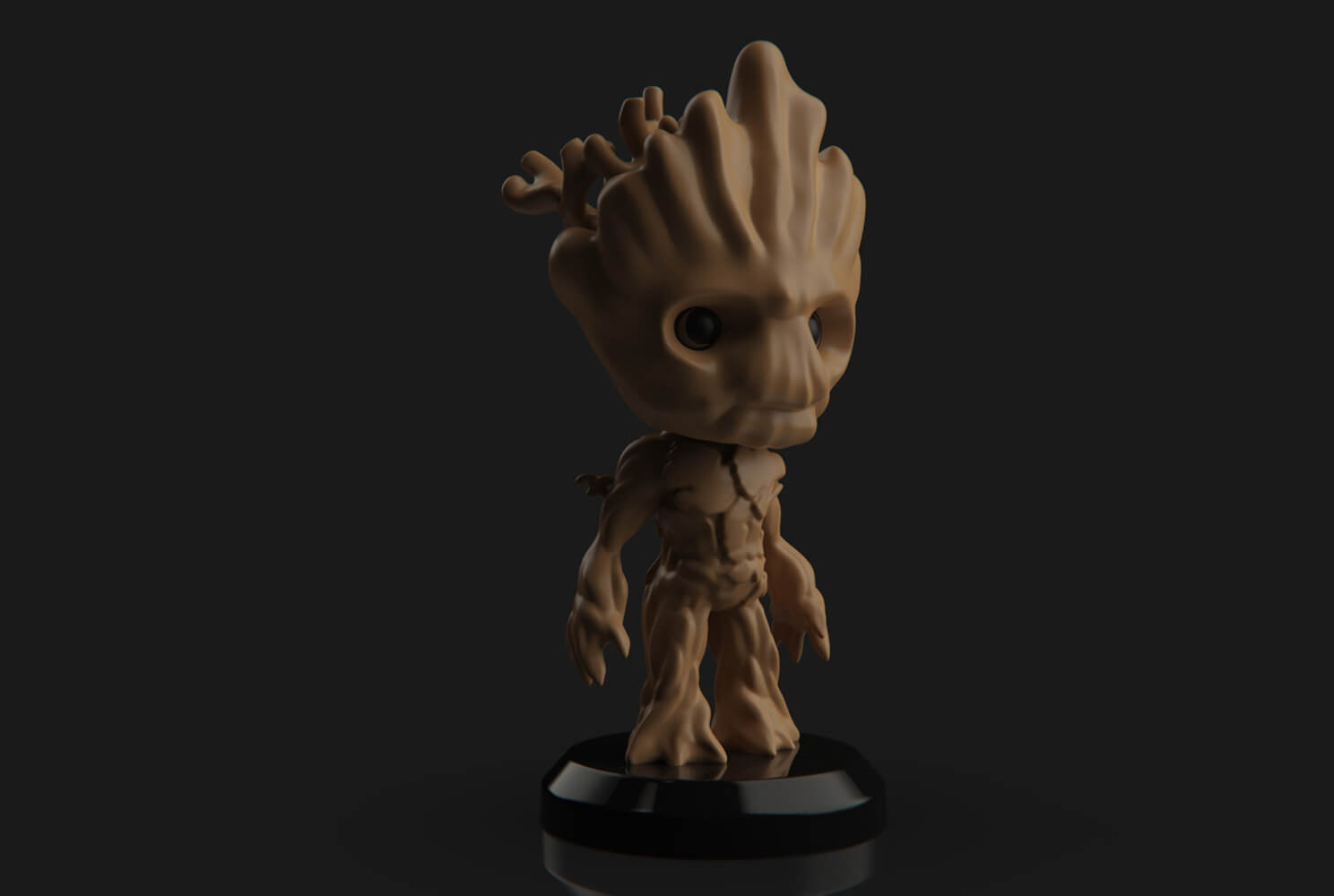 Groot Statues - 3D Model by 3DPrintingDesigner