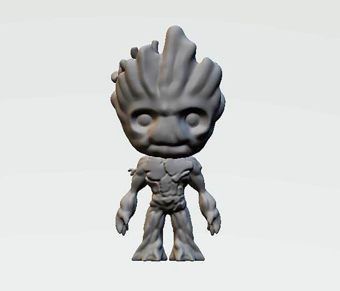 Groot Statues - 3D Print Model by 3DPrintingDesigner