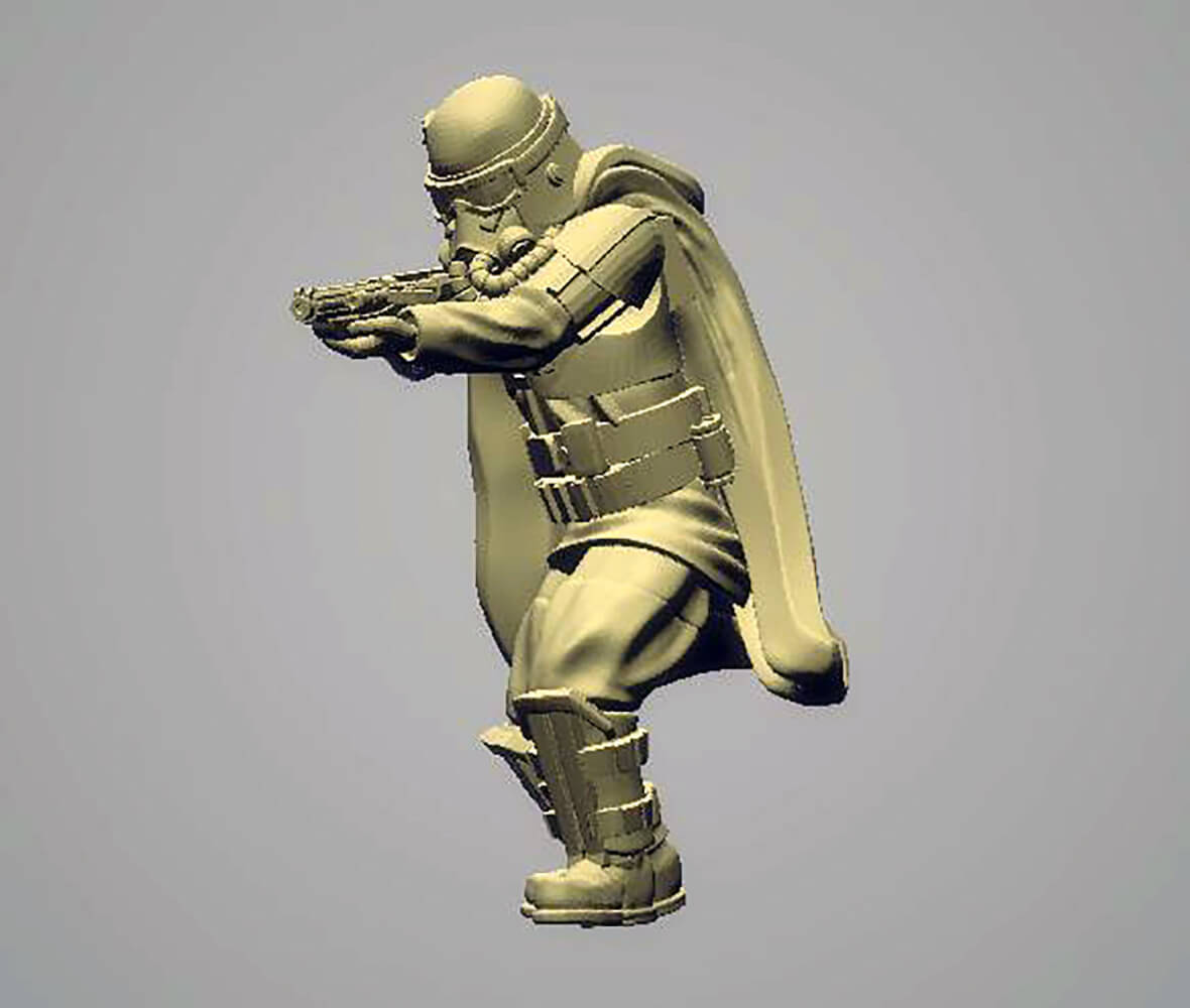 Grunge Trooper - 3D Print Model by 3DPrintingDesigner