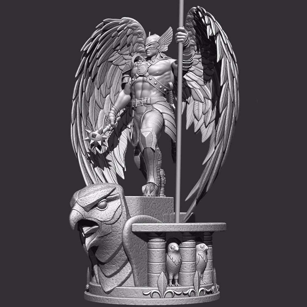 Hawkman - 3D Model by 3DPrintingDesigner