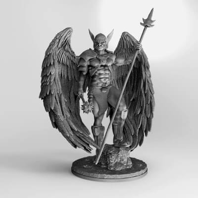 Hawkman (Hawkman) - 3D Model by 3DPrintingDesigner