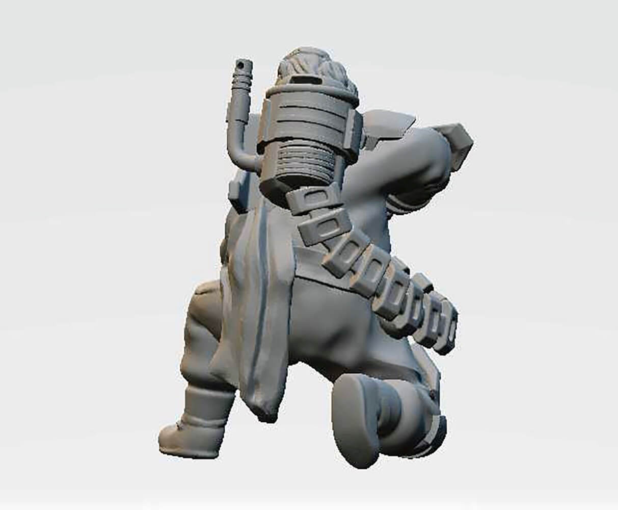 Heavy Guardian - 3D Model by 3DPrintingDesigner