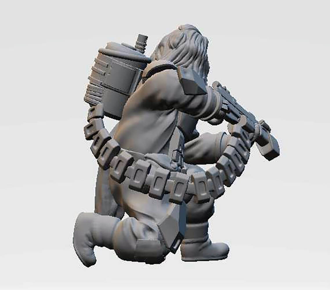 Heavy Guardian - 3D Model by 3DPrintingDesigner