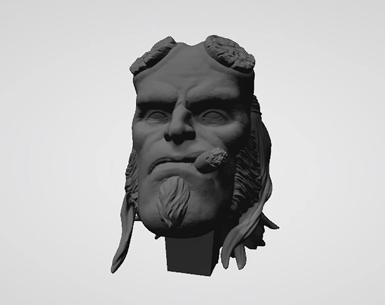 Hellboy (Hellboy) - 3D Print Model by 3DPrintingDesigner