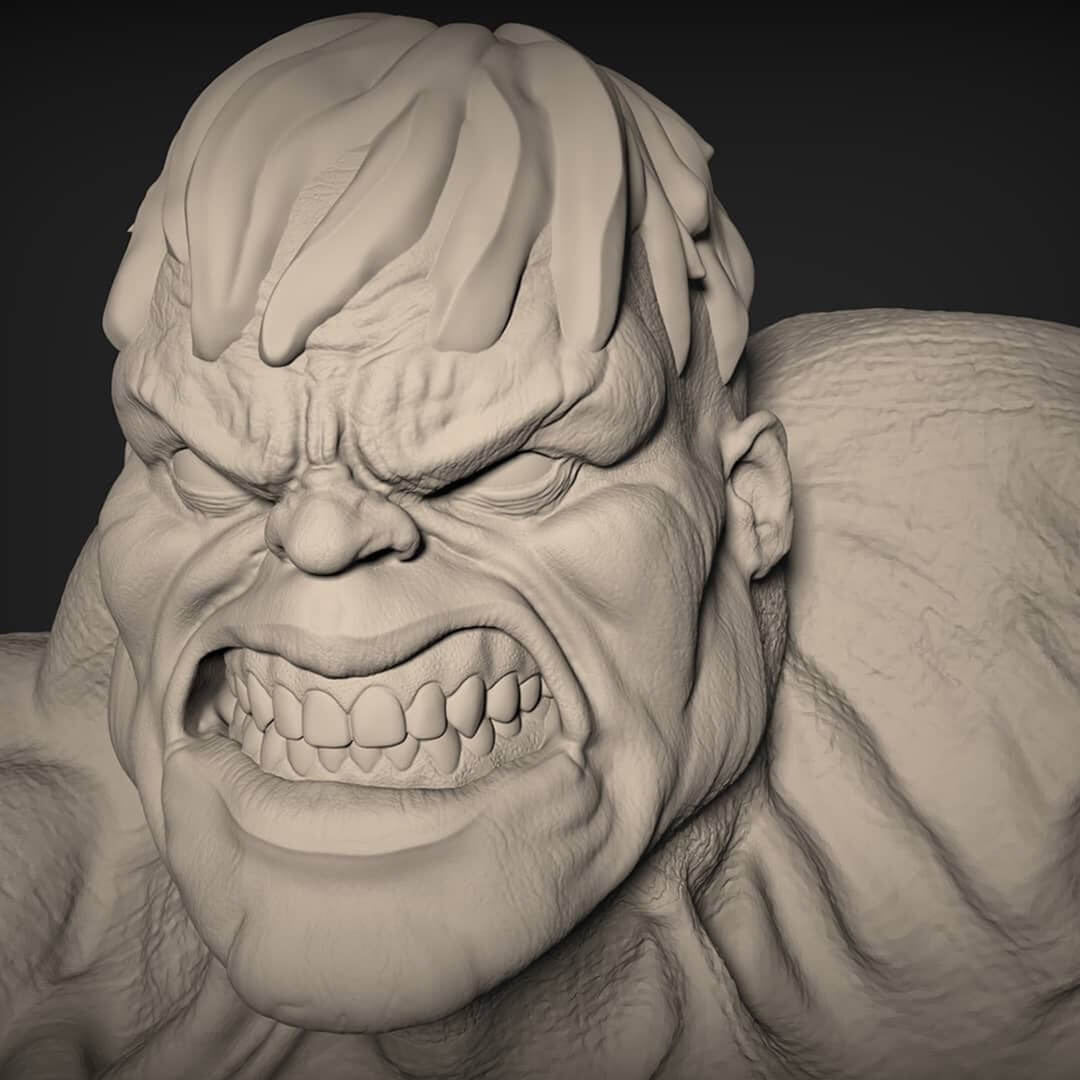Hulk Marvel (Hulk Marvel) - 3D Print Model by 3DPrintingDesigner