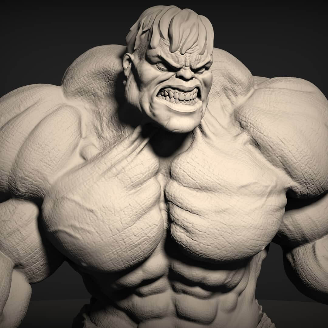 Hulk Marvel (Hulk Marvel) - 3D Model by 3DPrintingDesigner