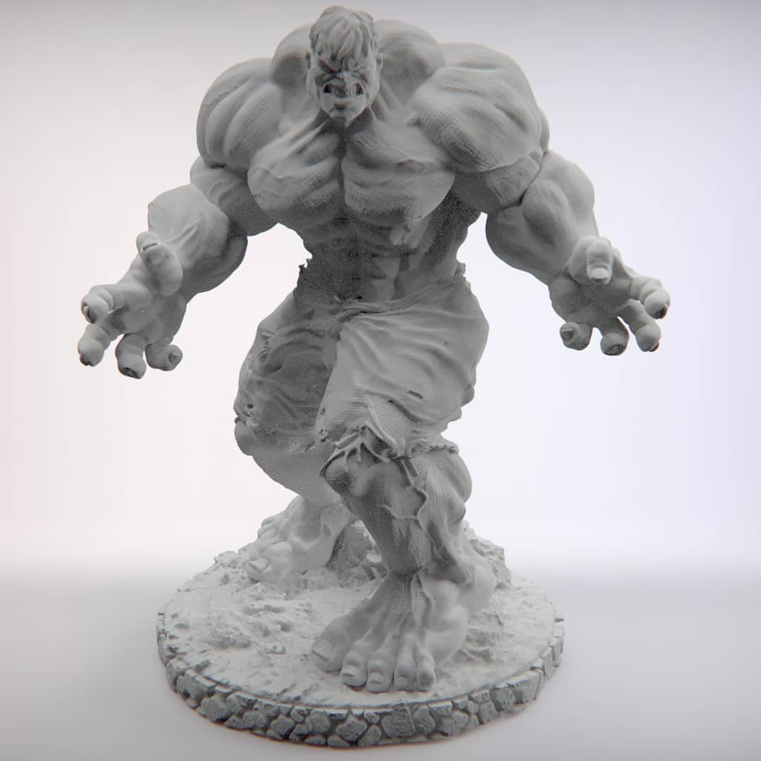 Hulk Marvel (Hulk Marvel) - 3D Model by 3DPrintingDesigner
