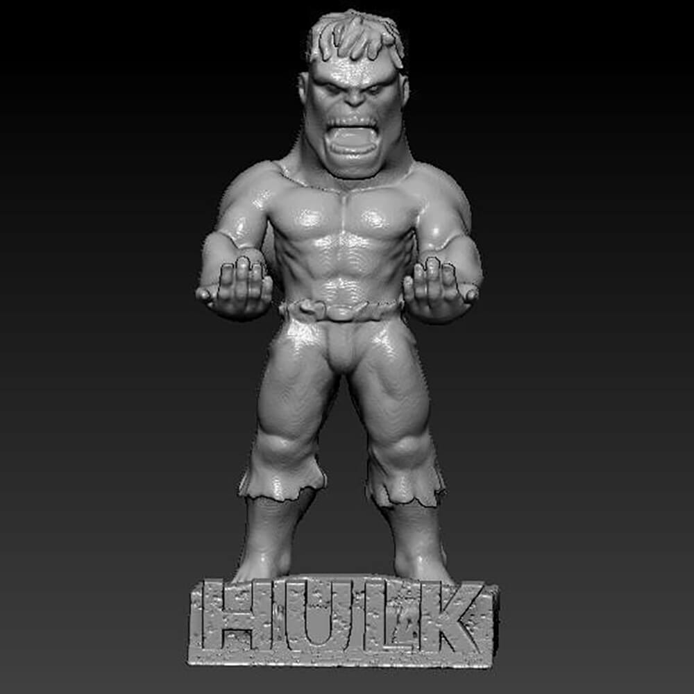 Hulk Phone Holder - 3D Model by 3DPrintingDesigner