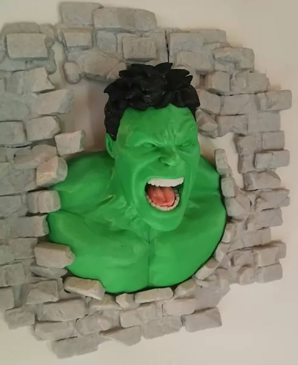Hulk Smash Wall - 3D Print Model by 3DPrintingDesigner